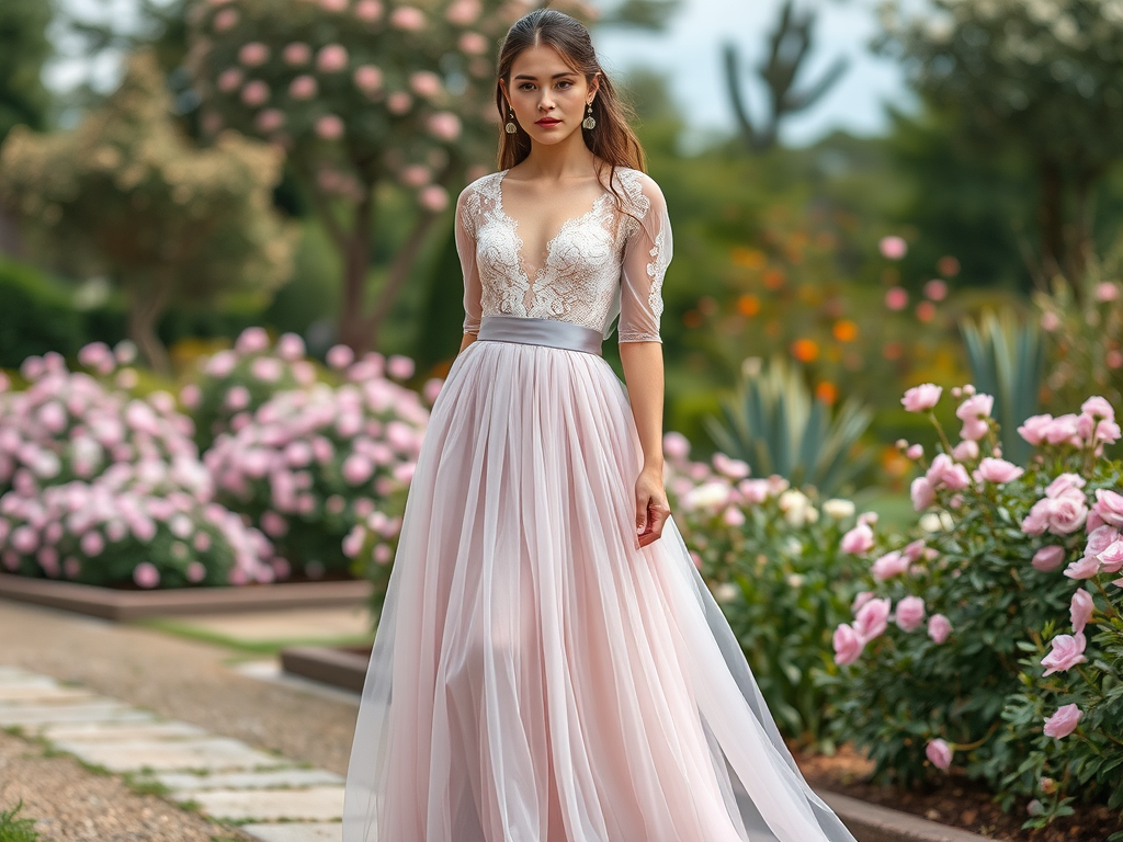 Fuste lungi elegante din organza: inspirație și stil pentru fiecare ocazie